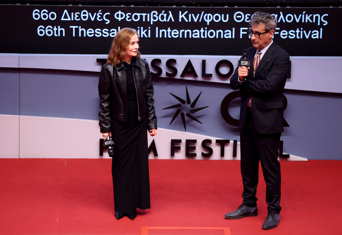 H Ιζαμπέλ Ιπέρ στο 66ο Φεστιβάλ Κινηματογράφου της Θεσσαλονίκης: «Είμαι ...