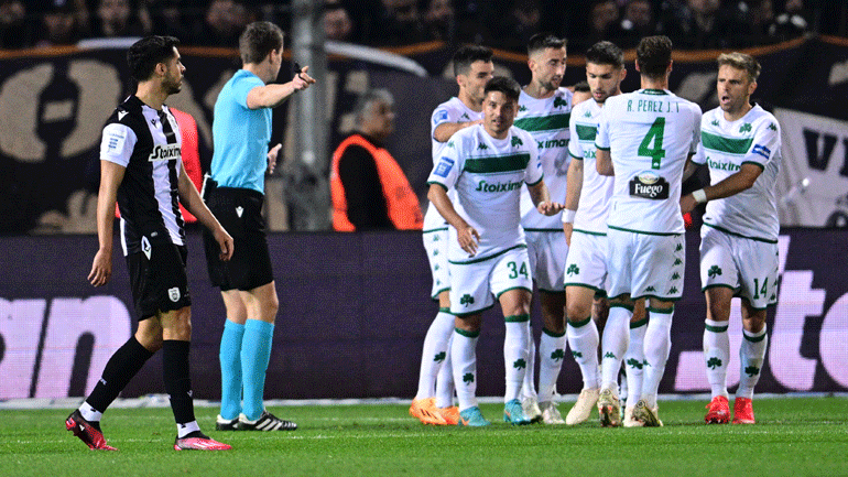 Μεγάλη νίκη για τον Παναθηναϊκό στην Τούμπα, 2-1 τον ΠΑΟΚ - Zougla